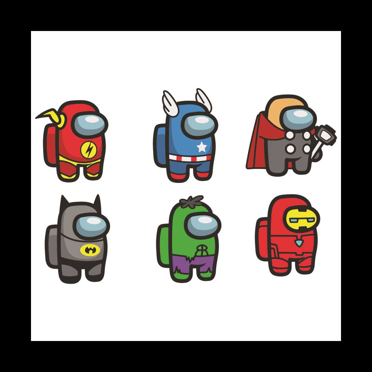 Among Us Marvel Avengers Svg, Trending Svg, Among us Marvel | Inspire ...