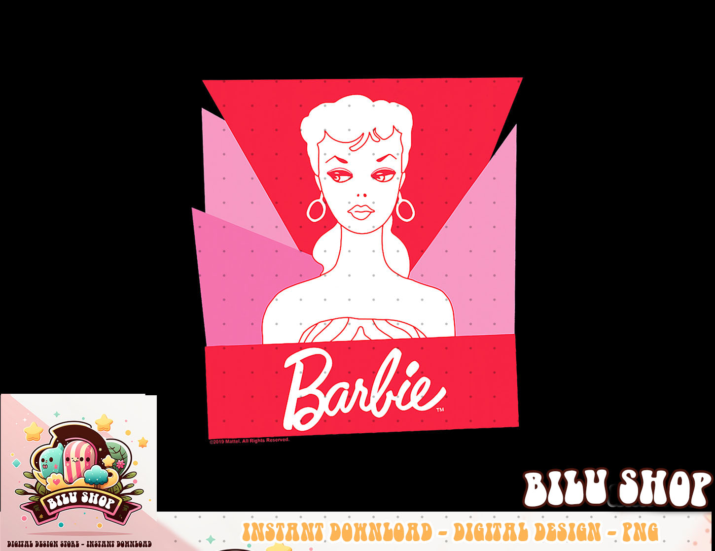 Barbie Geometric png, sublimation copy | Inspire Uplift