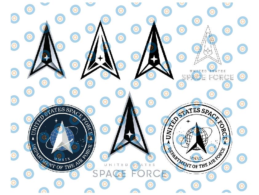 US Space Force vector svg, eps, dxf, png high res, jpg, pdf, | Inspire ...