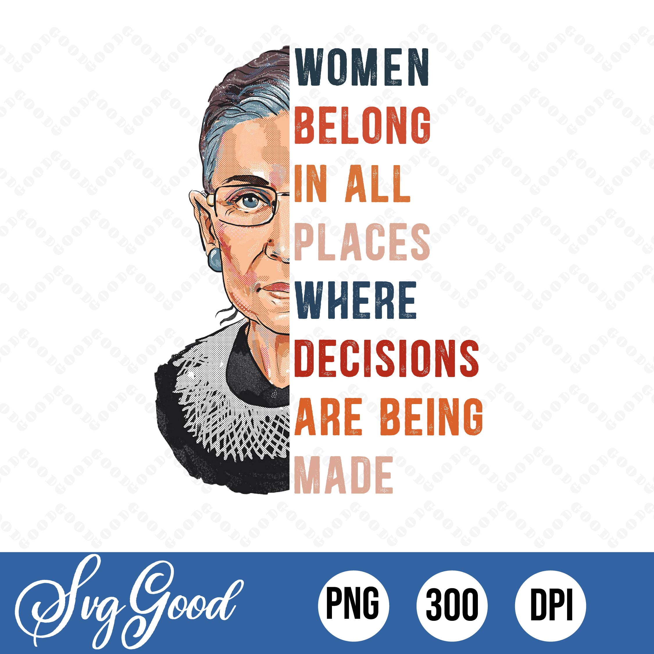 Notorious Rbg Woman png , Racerback Tank Men png | Inspire Uplift