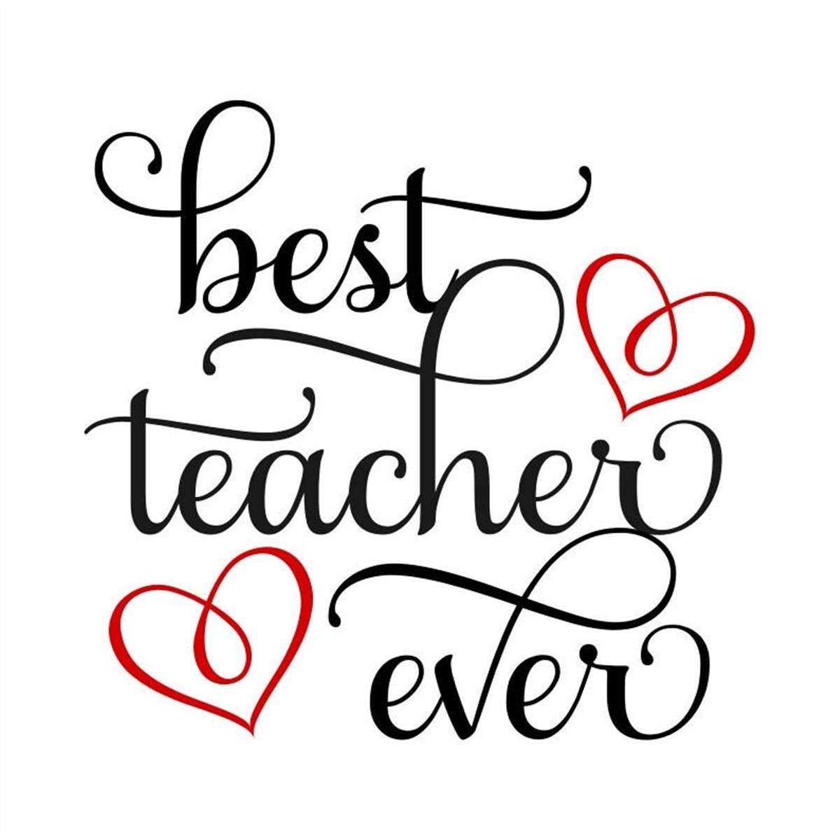 Teacher SVG, Best Teacher Ever SVG, Teacher Gift SVG, Digita - Inspire ...