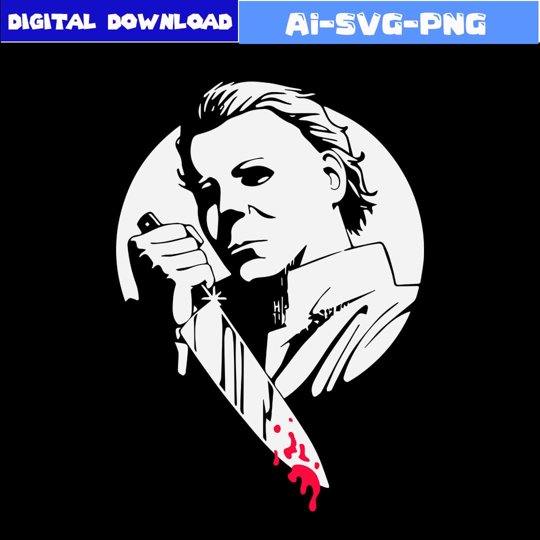 Michael Myers Svg, Horror Movies Svg, Michael Myers Face Svg | Inspire ...