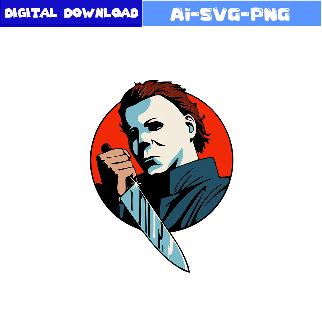 Michael Myers Svg, Michael Myers Face Svg, Horror Movies Svg | Inspire ...