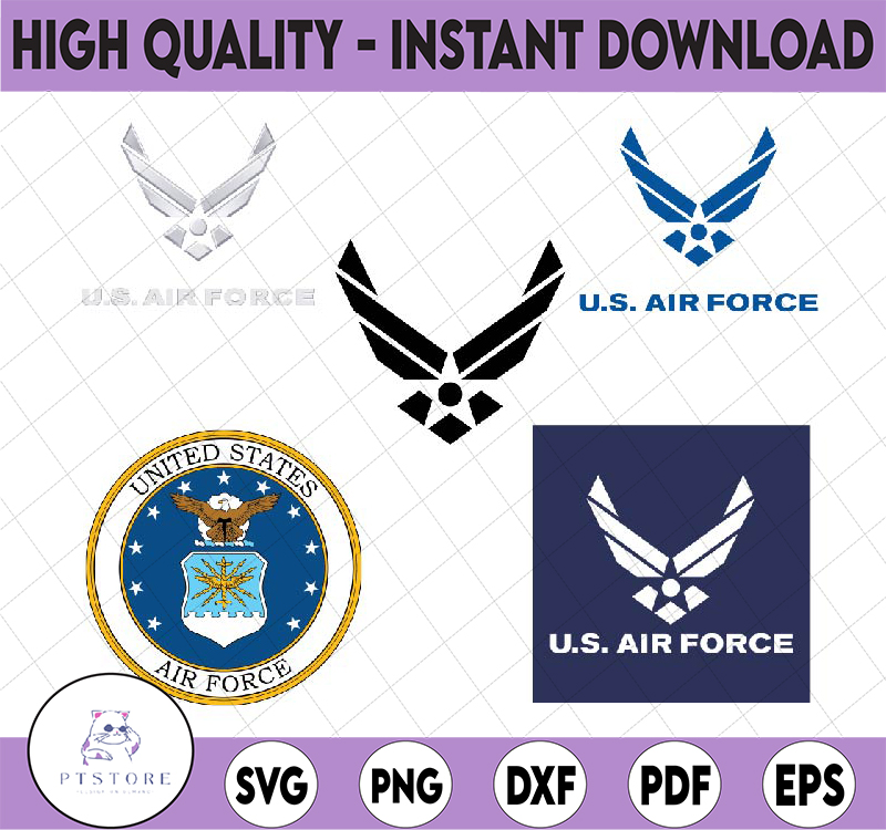 US Air Force vector svg, eps, dxf, png high res, jpg, pdf, w | Inspire ...