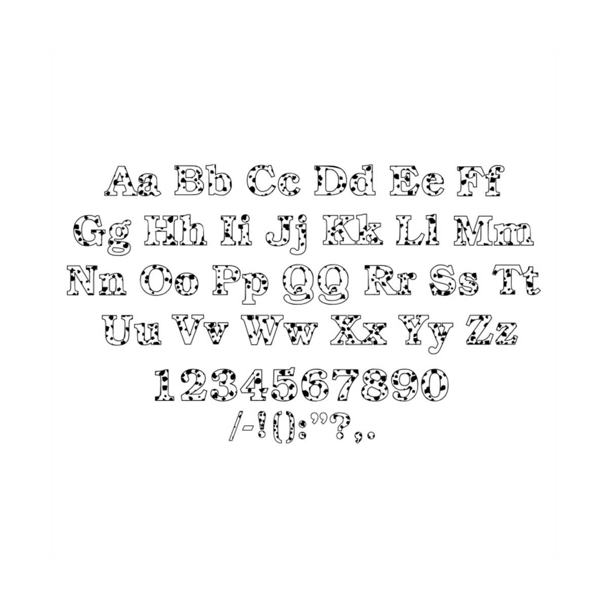 101 Dalmatians Font Svg, Font Svg, Dalmatians Alphabet Svg, | Inspire ...