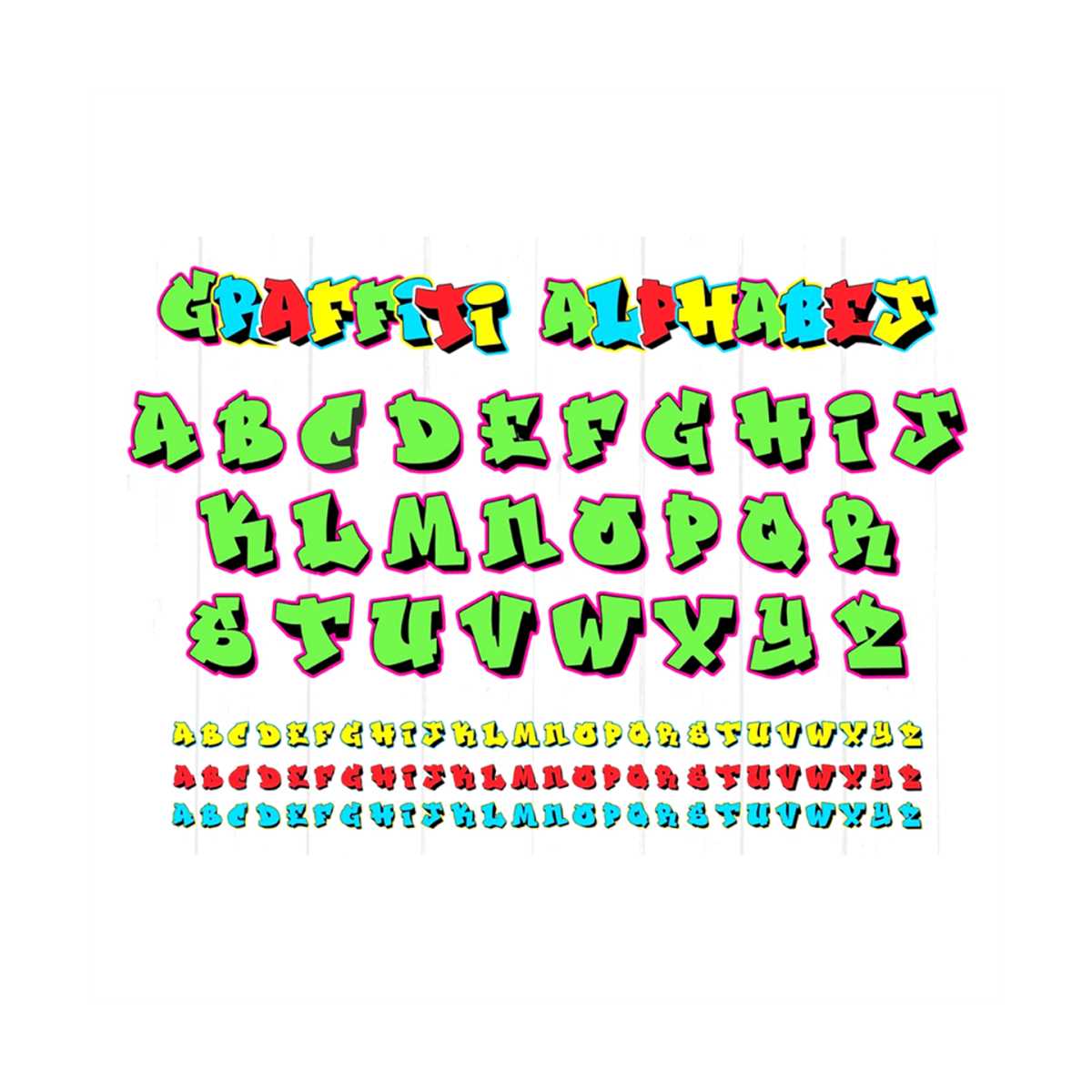 Graffiti Alphabet Svg, Font Svg, Graffiti Letter Svg, Graffi - Inspire ...