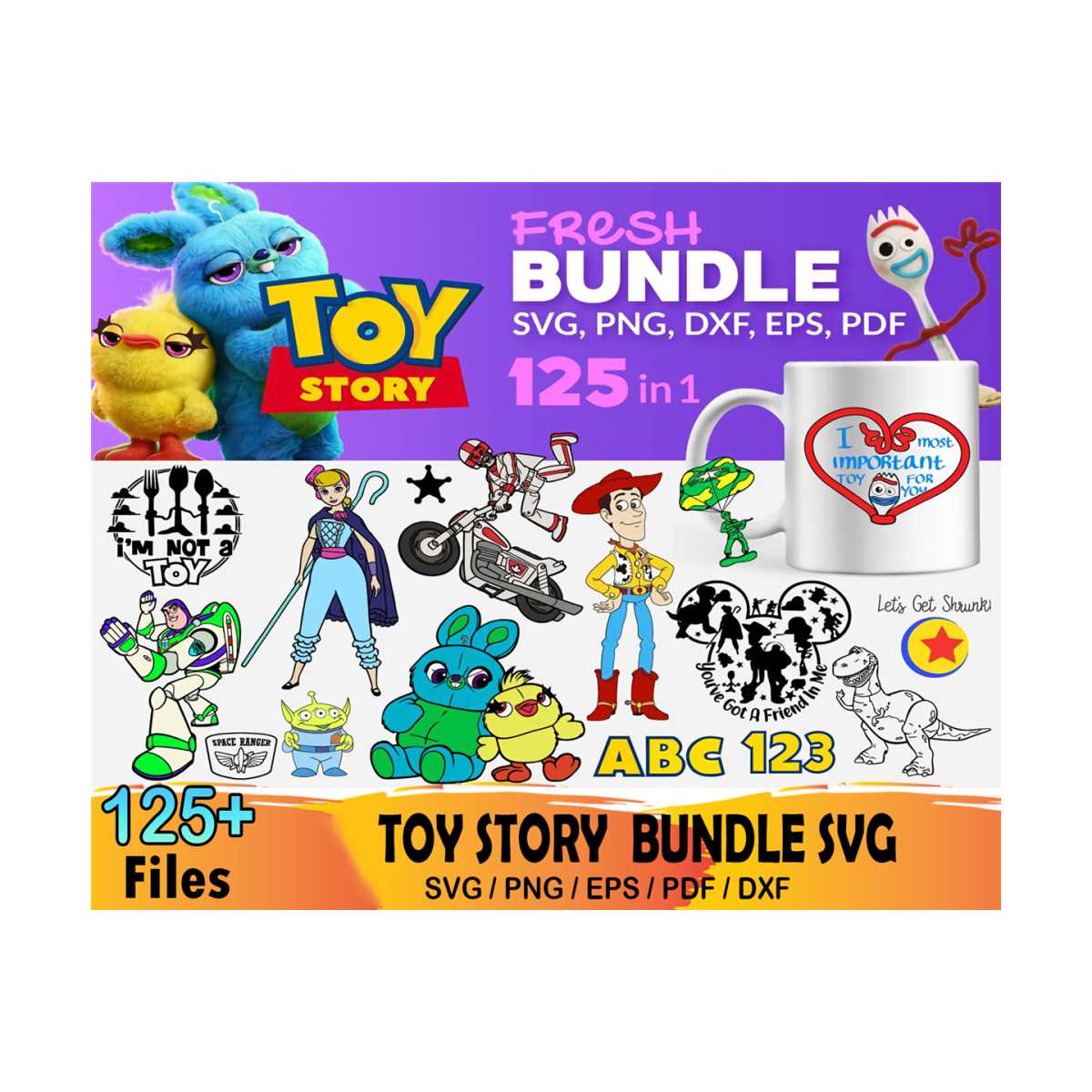 125 Toy Story Fresh Svg Bundle, Buzz Lightyear Svg, Woody Sv | Inspire ...