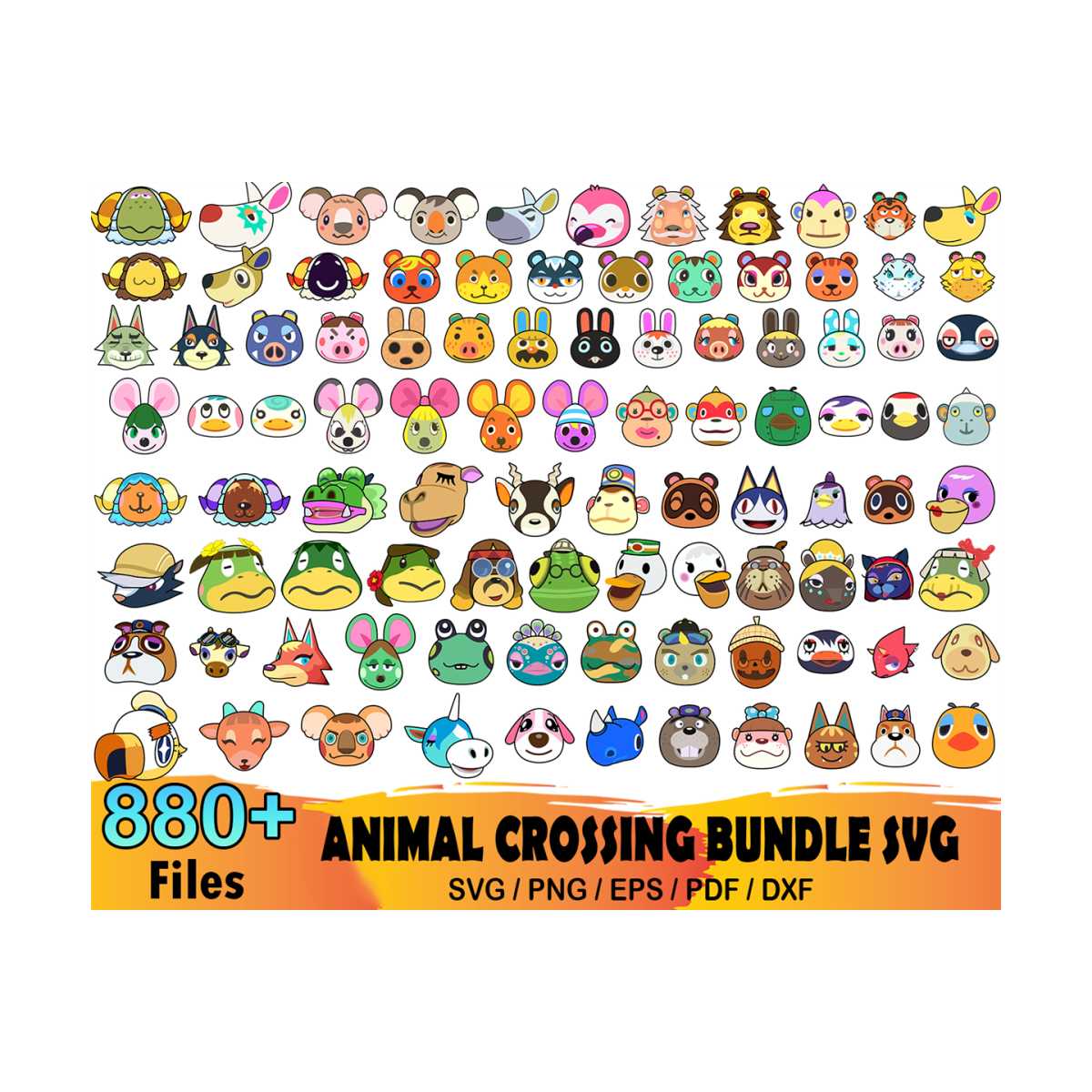 880 Animal Crossing Svg Bundle, Animal Crossing Svg, Game Sv | Inspire ...