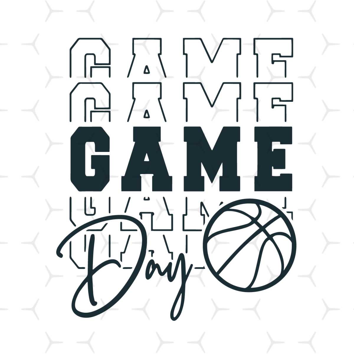 Game Day Basketball Svg, Sport Svg, Basketball Shirt Svg | Inspire Uplift