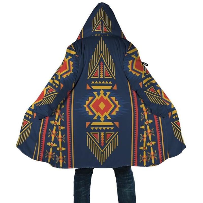 Blue Ethnic Pattern Native American Cloak Western Native Ame | Inspire ...