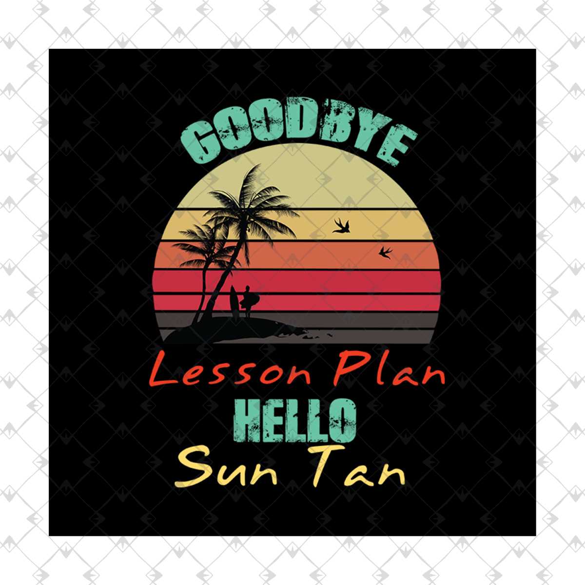Goodbye lesson plan hello sun tan SVG Files For Silhouette, | Inspire ...