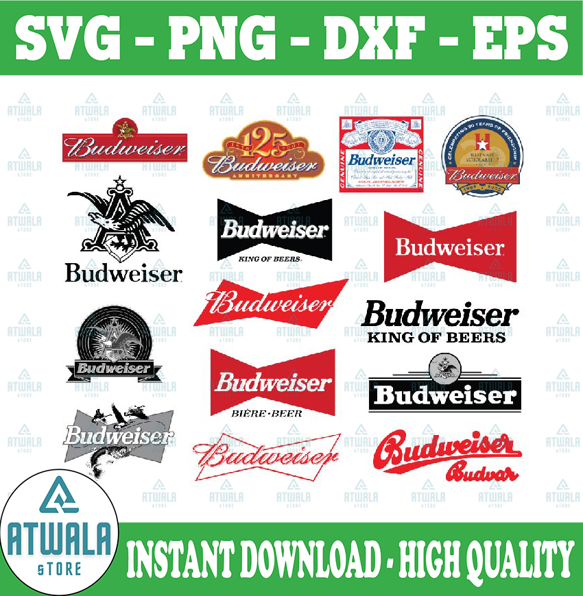 Budweiser vector svg, eps, dxf, png high res, jpg, pdf, webp | Inspire ...