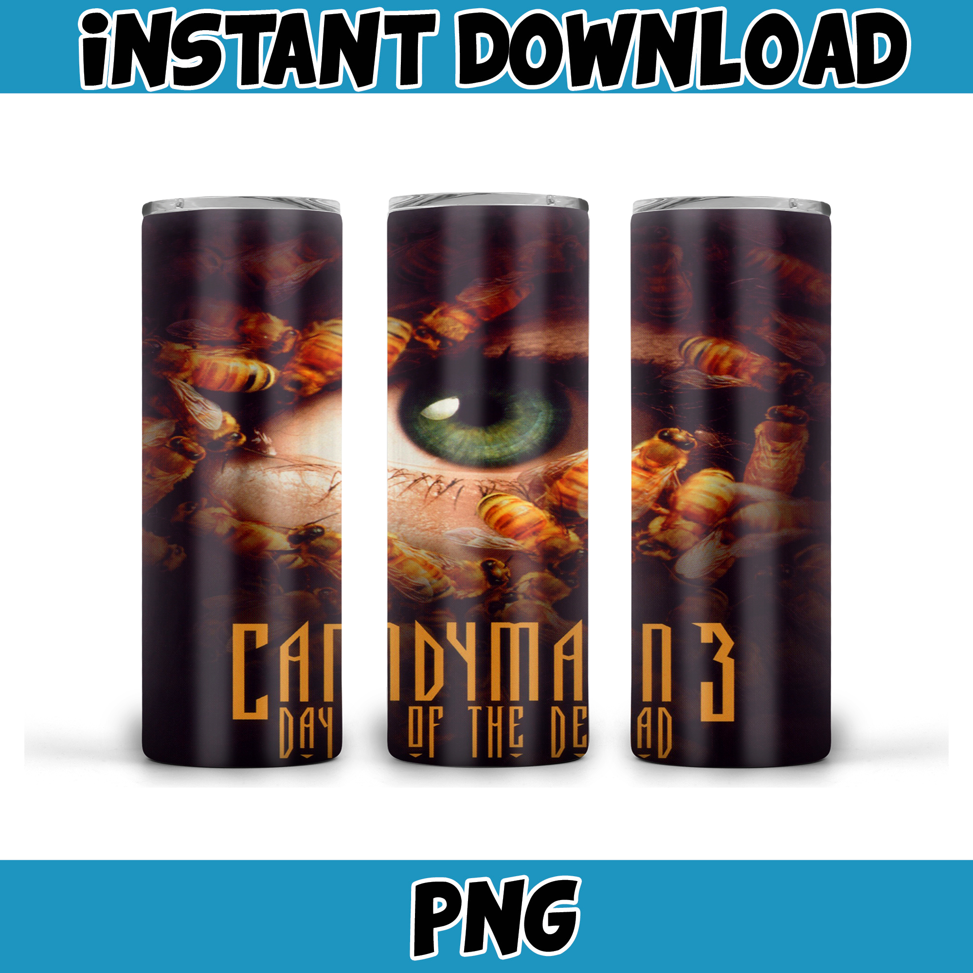 Horror Sublimation Design Tumbler, Straight, Tapered Design, - Inspire ...