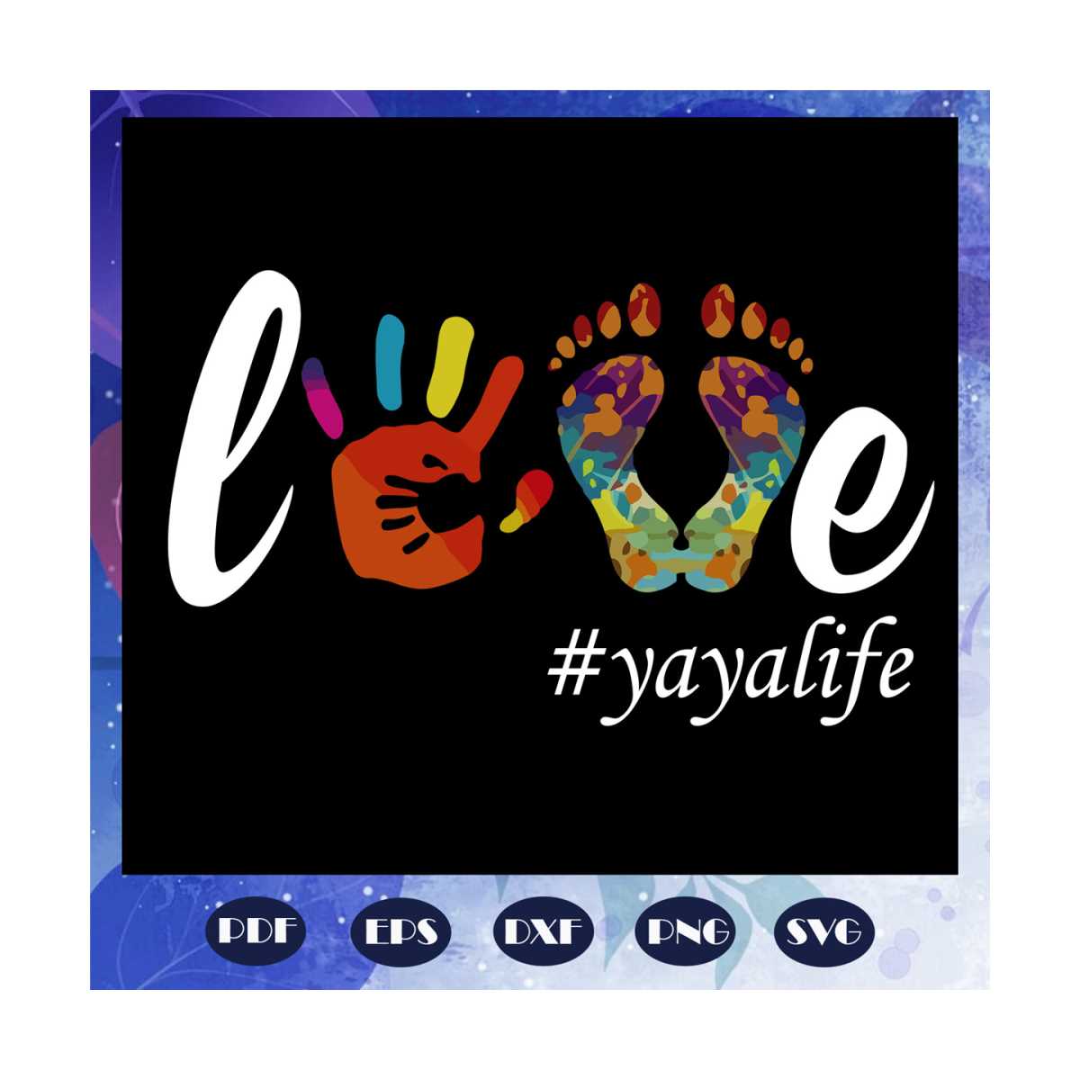 Love yaya life, yaya, yaya svg, yaya gift, yaya birthday, ya - Inspire ...