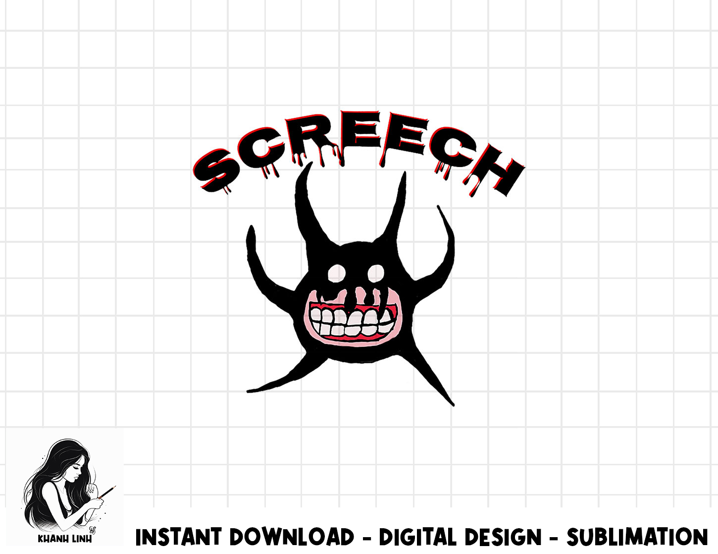 Screech Horror Game Doors Monster for Kids & Fans png, subli - Inspire ...