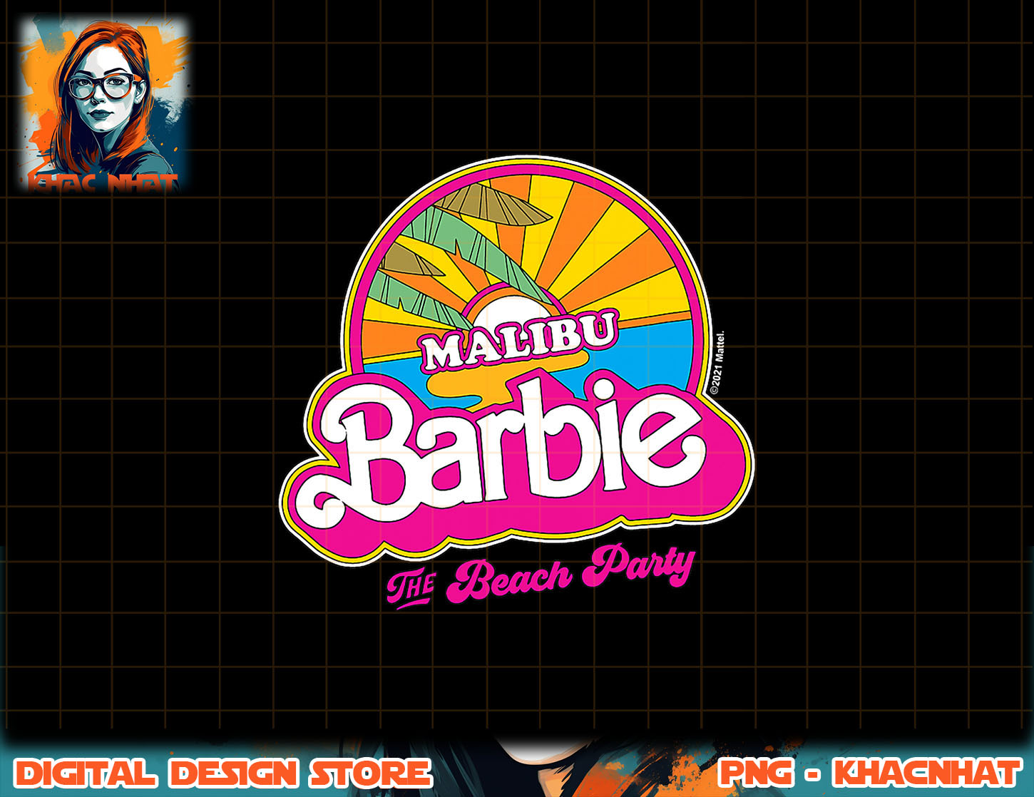 Barbie Malibu Beach Party png, sublimation copy | Inspire Uplift