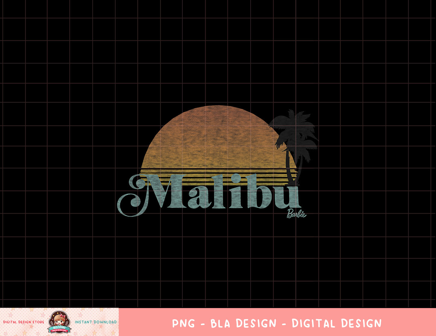 Barbie Malibu Sunset png, sublimation copy | Inspire Uplift