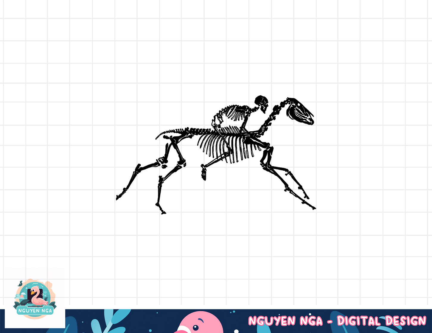 Skeleton Riding Horse png, sublimation Halloween Costume Gif - Inspire ...