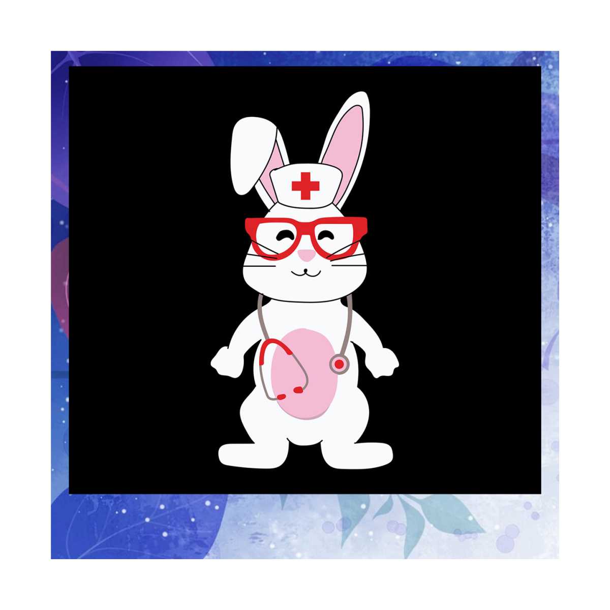 Cute Bunny Nurse Svg, Stethoscope Svg, Easter Svg, Easters D - Inspire ...