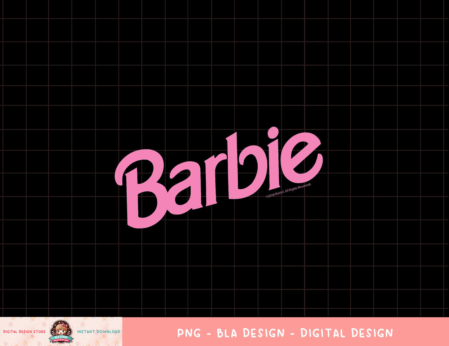 Barbie Pink Logo png, sublimation (2) copy | Inspire Uplift