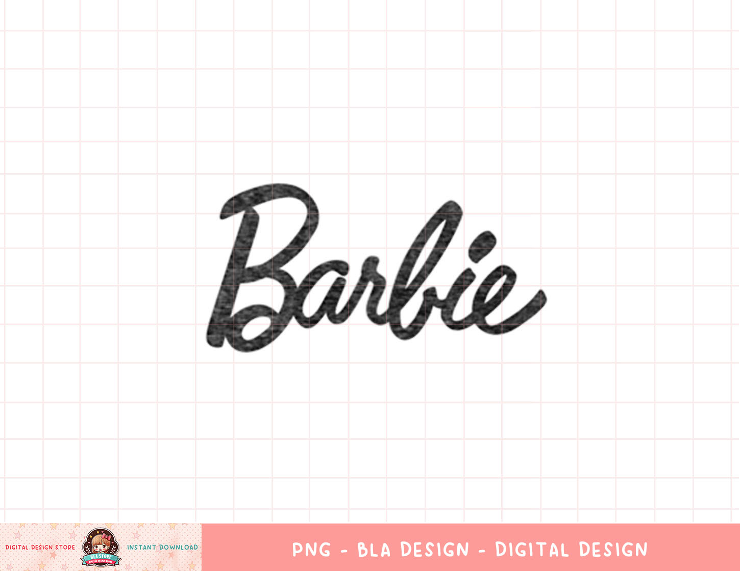 Barbie Pink Logo png, sublimation copy | Inspire Uplift