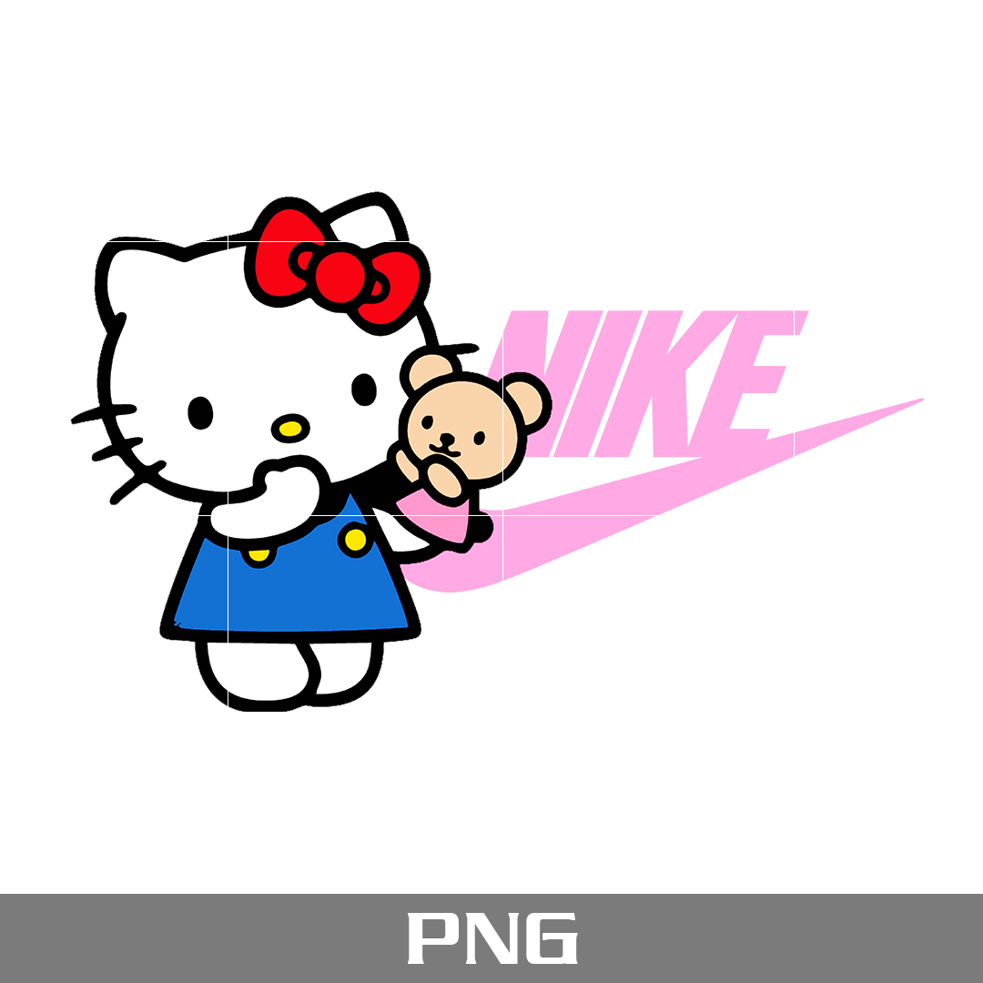 Hello Kitty Nike Png, Hello Kitty Swoosh Png, Nike Logo Png, | Inspire ...