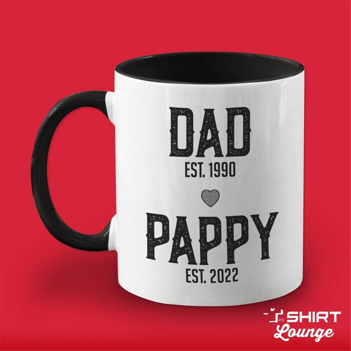 Custom Pappy Mug, Personalized Pappy Coffee Cup, First Time | Inspire ...