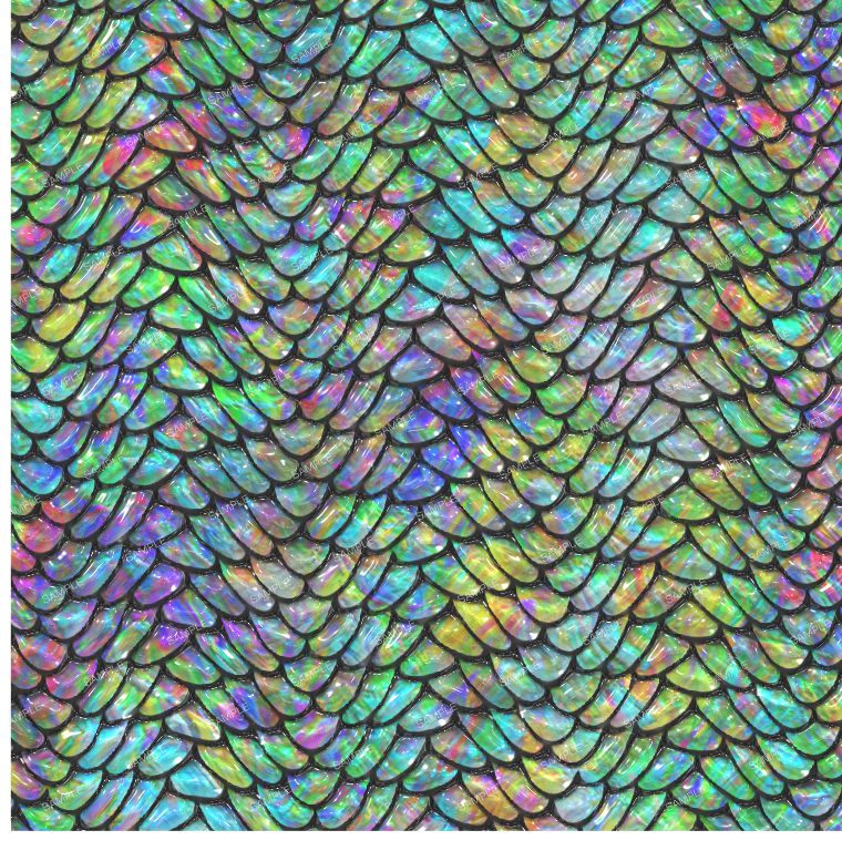 Rainbow Fish Scales 23 Seamless Tileable Repeating Pattern | Inspire Uplift