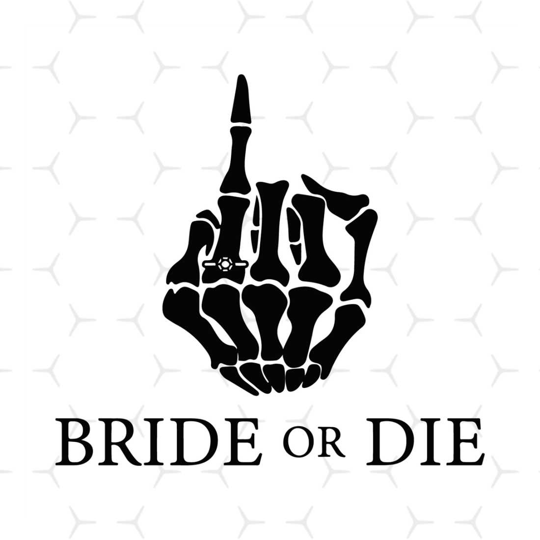 Bride or Die Svg, Skeleton Ring Finger Svg, Wedding Finger S | Inspire ...