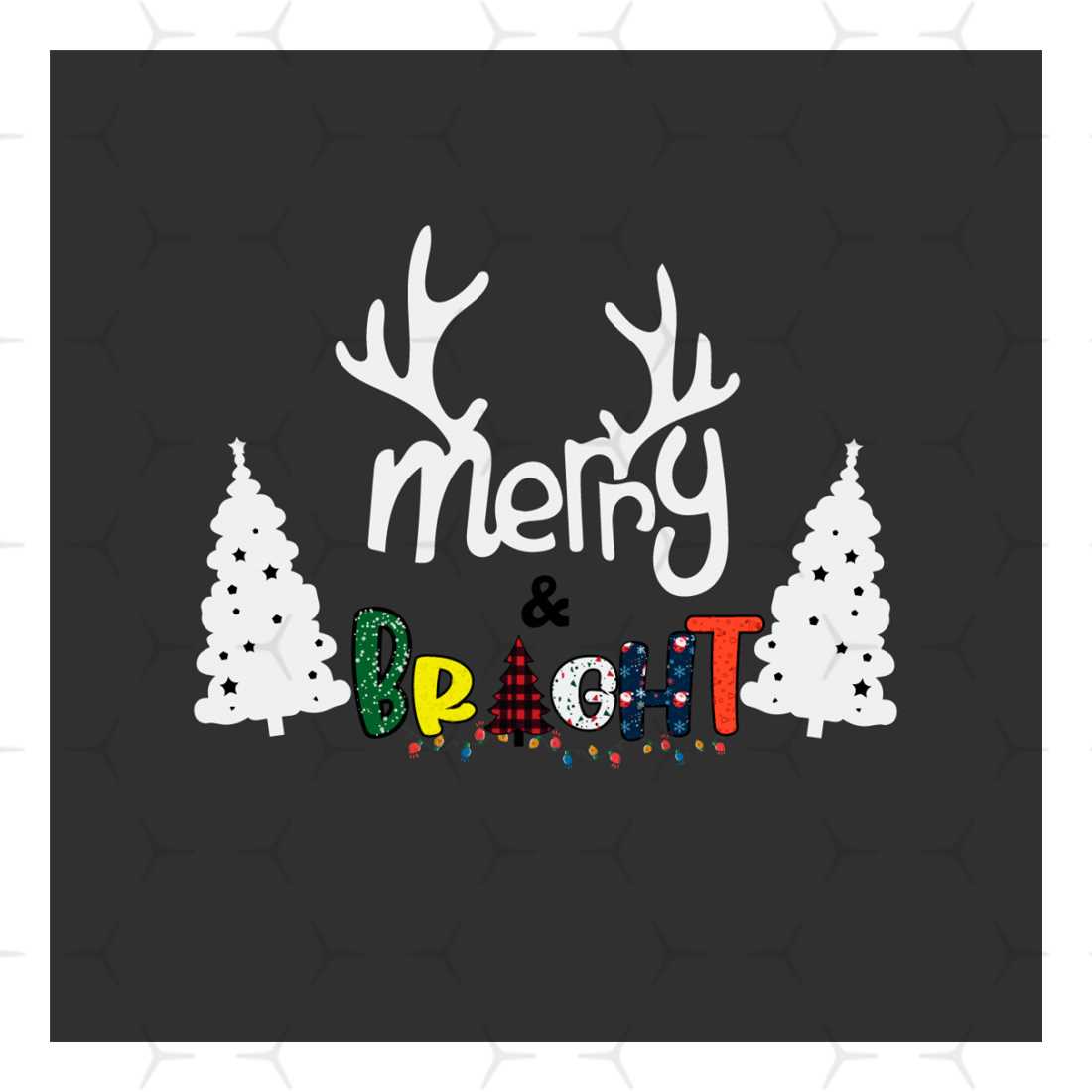 Merry And Bright Svg, Christmas Svg, Merry And Bright Png, M | Inspire ...