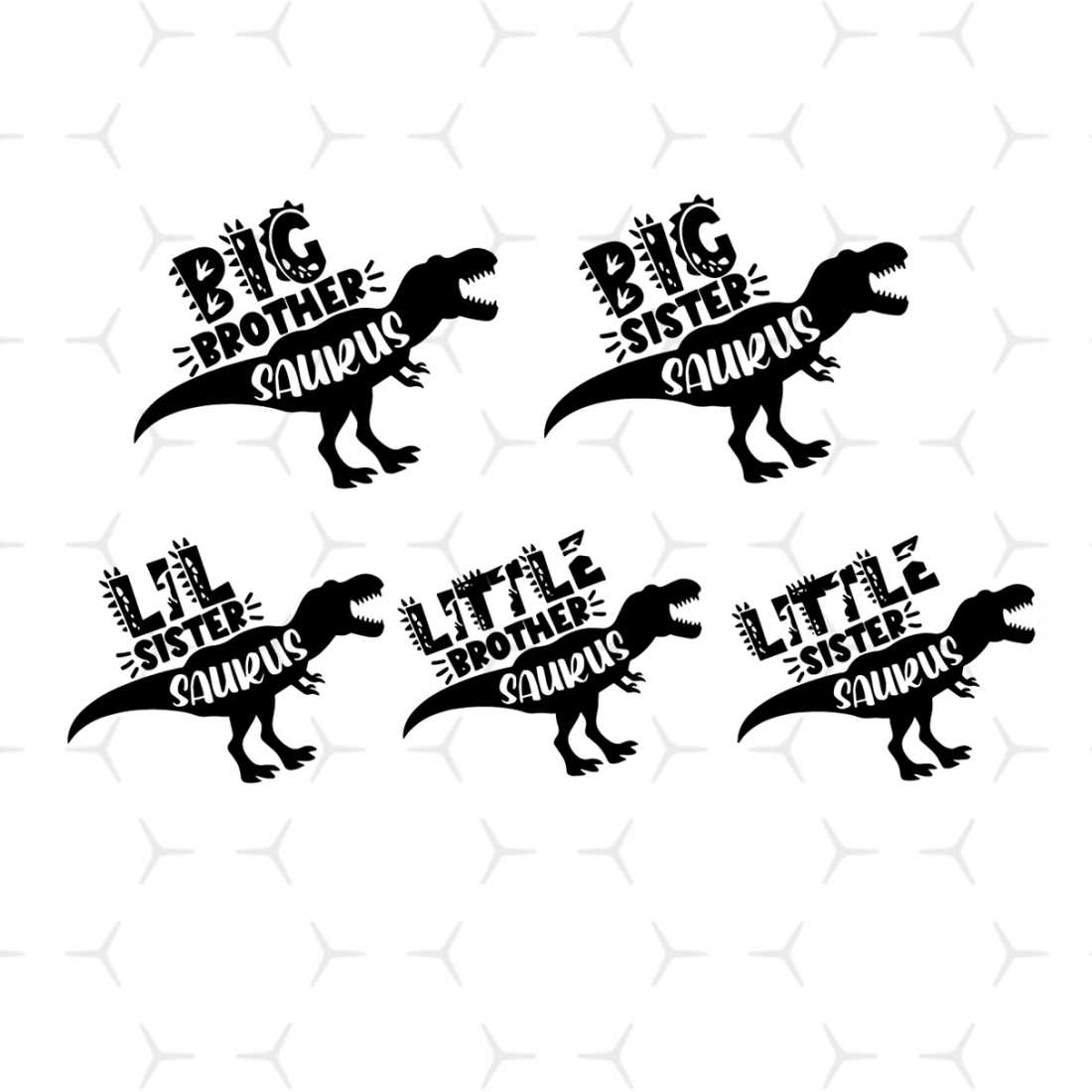 Big Sister Saurus Svg Big Brother Saurus Svg Brother Sauru Inspire