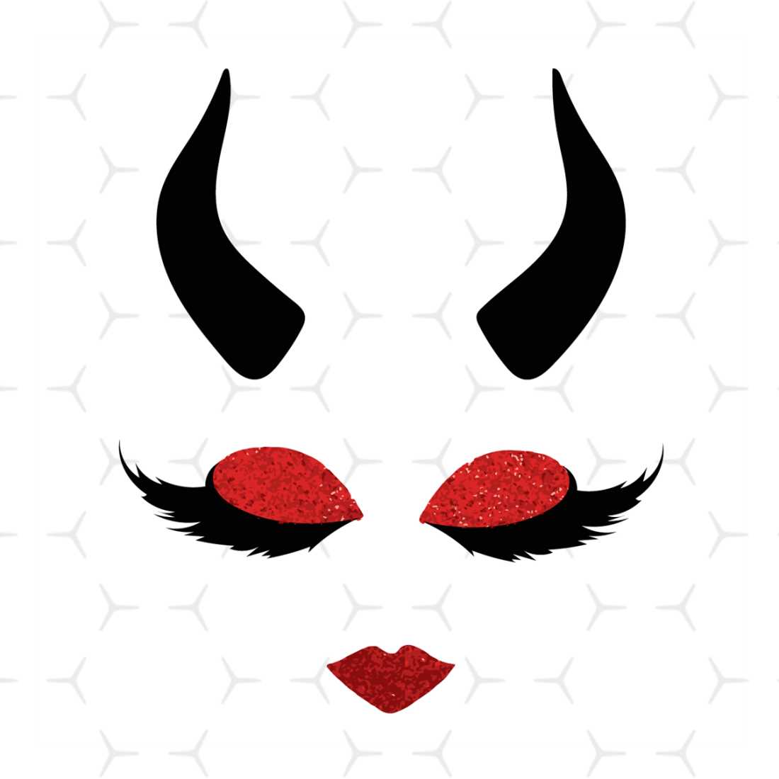 Devil Halloween SVG, Devil Girl Monogram Svg, Monster Svg, H | Inspire ...