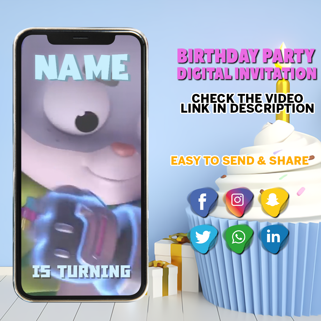 The Creature Cases birthday video inviation, Creature Cases | Inspire ...