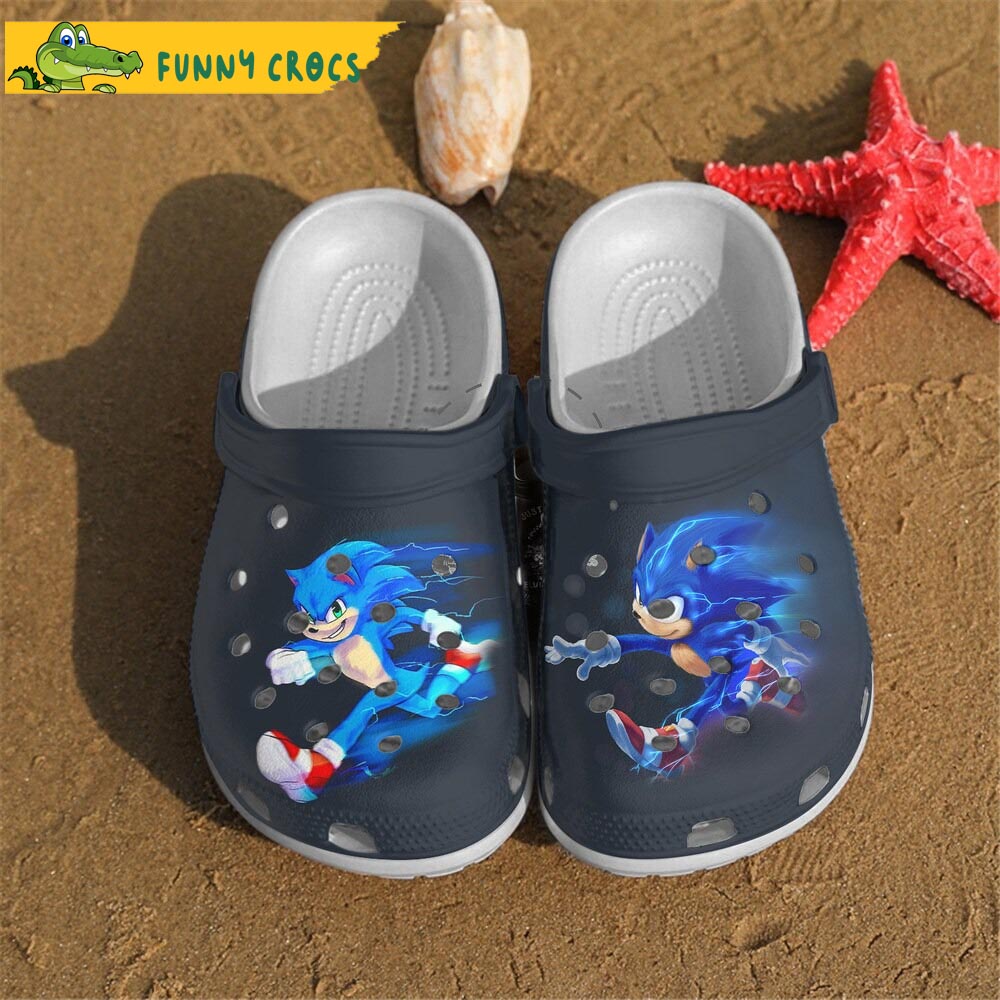 Sonic Hedgehog Crocs, Sonic Hedgehog Clog Shoes Unisex, Vide | Inspire ...