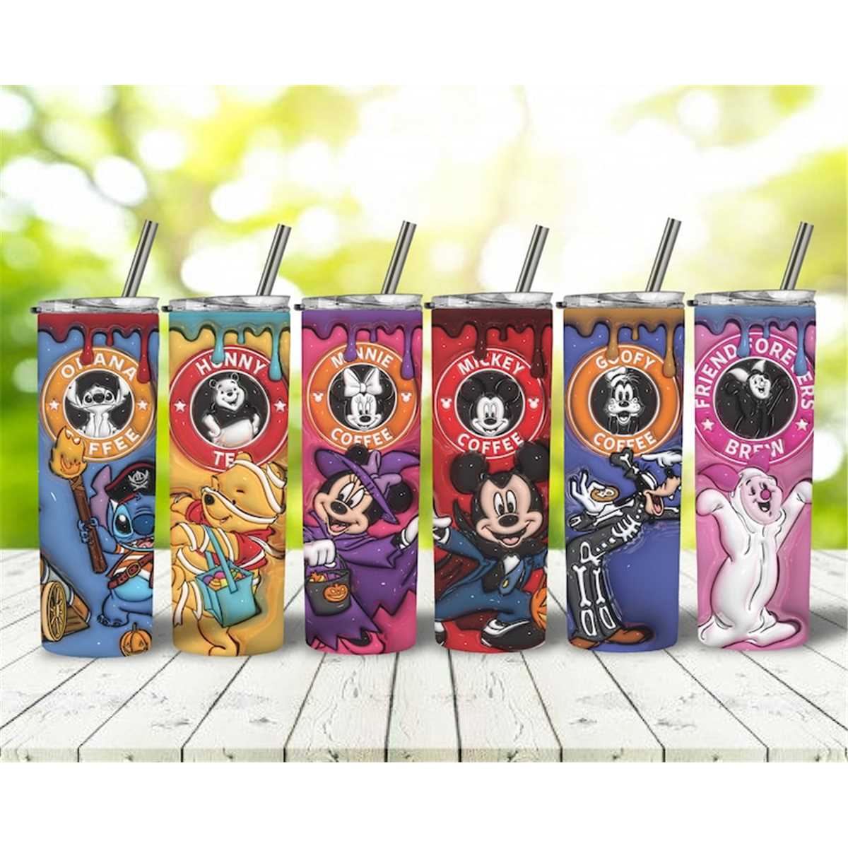 15 Files Bundle 3D Inflated Cartoon Character Halloween Subl - Inspire ...