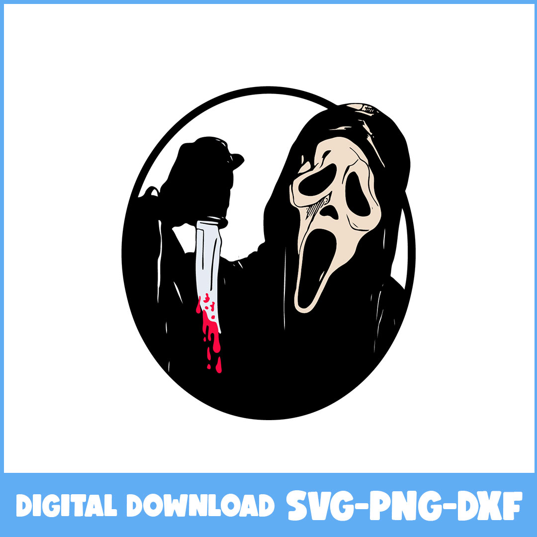 Ghostface Svg, Ghost Svg, Blood Svg, Scary Movies Svg, Horro | Inspire ...
