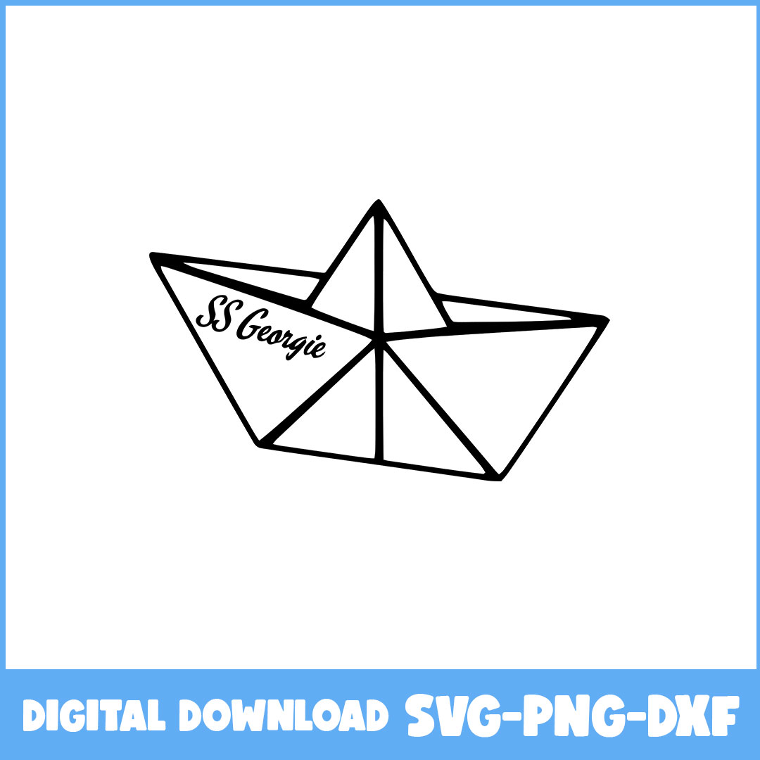 Ss Georgie Boat Svg, SS Georgie Svg, Scary Clown Svg, Pennyw | Inspire ...