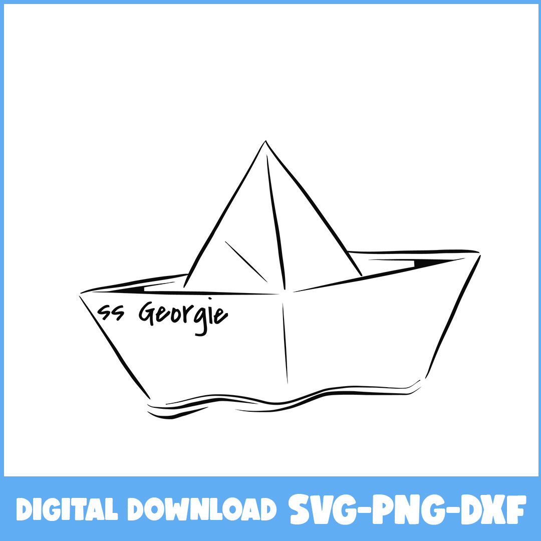 SS Georgie Svg, Ss Georgie Boat Svg, Scary Clown Svg, Pennyw | Inspire ...