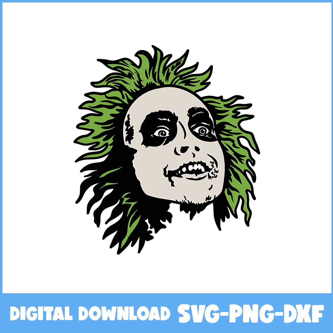Beetlejuice Svg, Beetlejuice Head Svg, Horror Svg, Horror Mo | Inspire ...