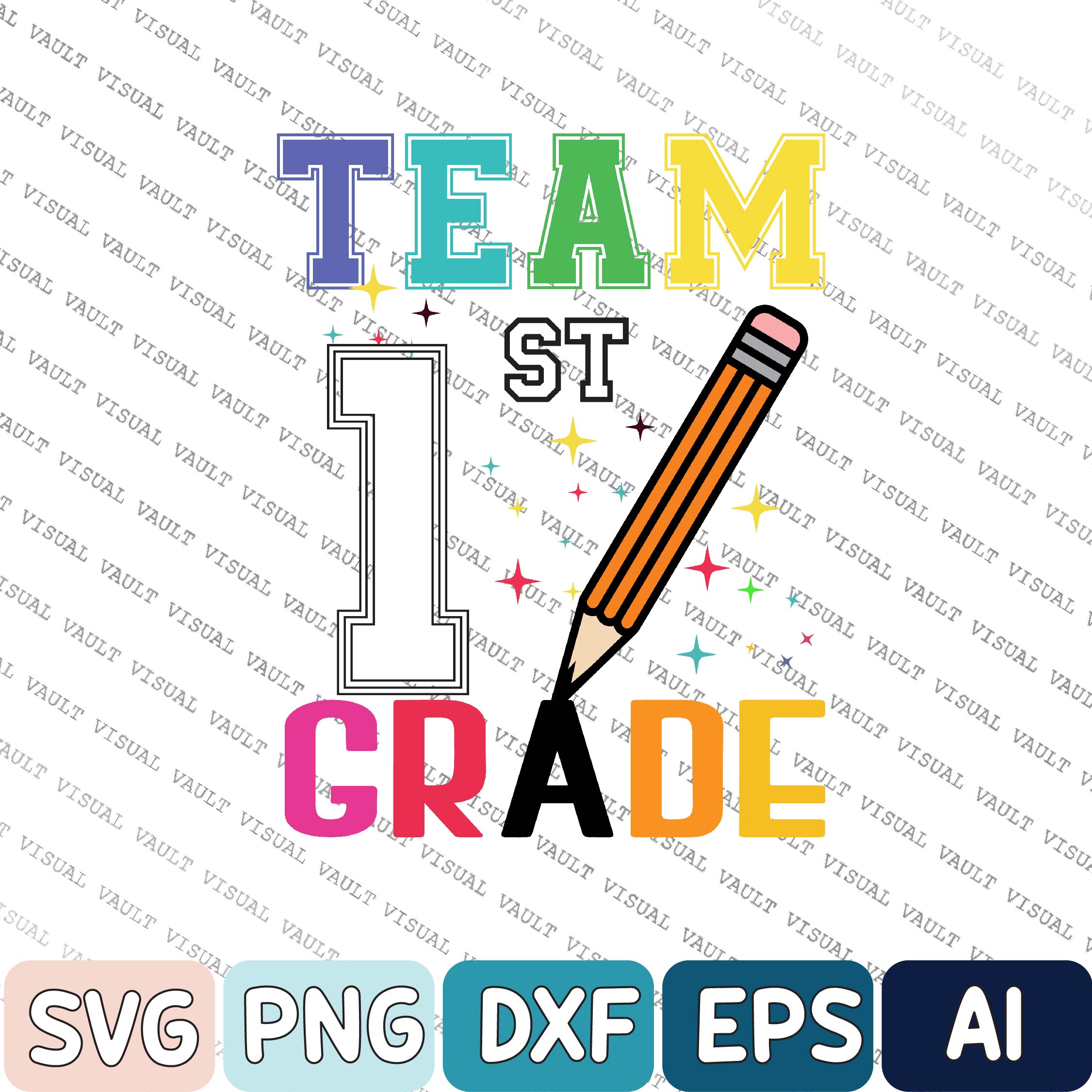 First Day Of School Svg, Cute First Grade Gift, Student Svg, - Inspire ...