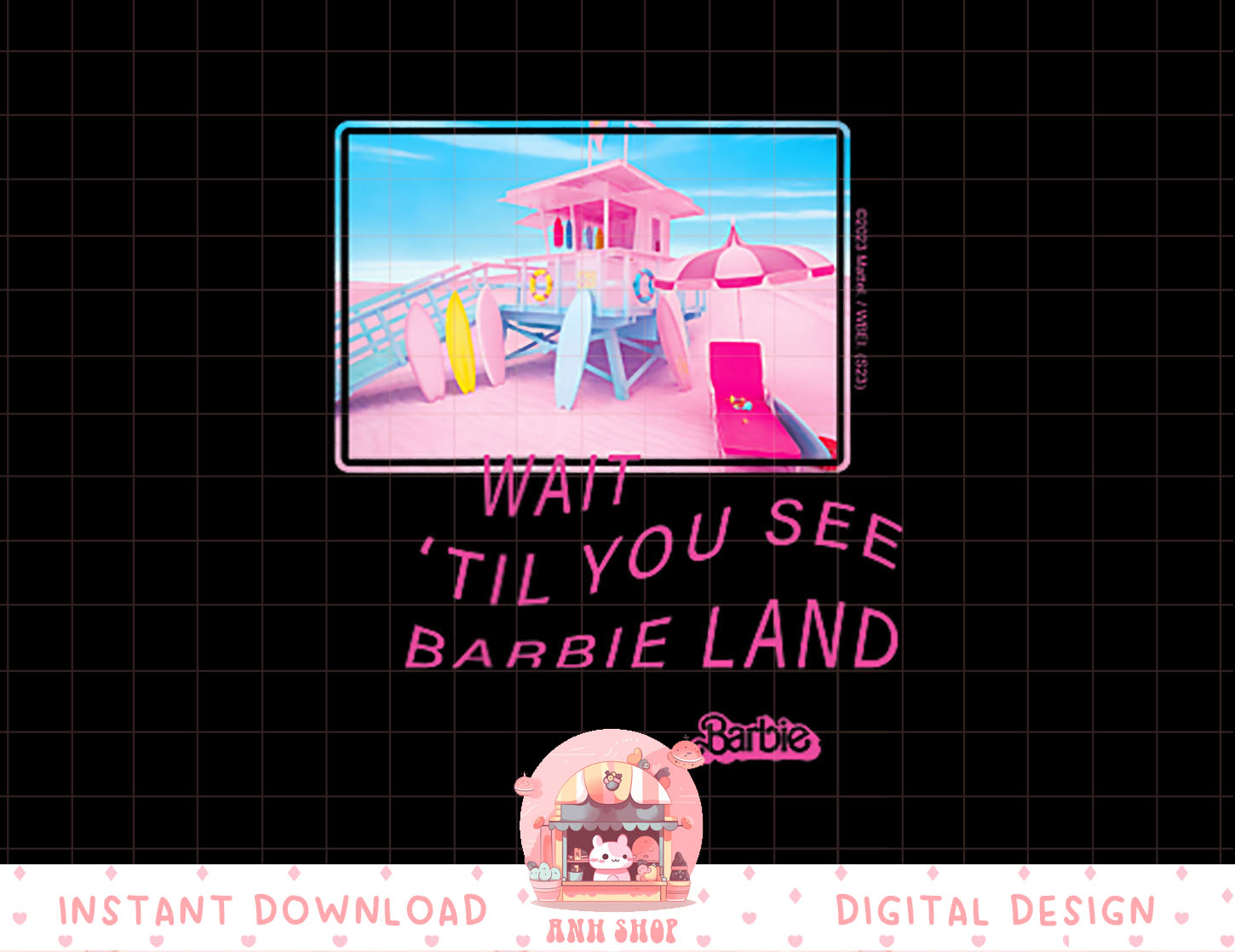 Barbie The Movie Wait Til You See Barbie Land png, sublimati | Inspire ...