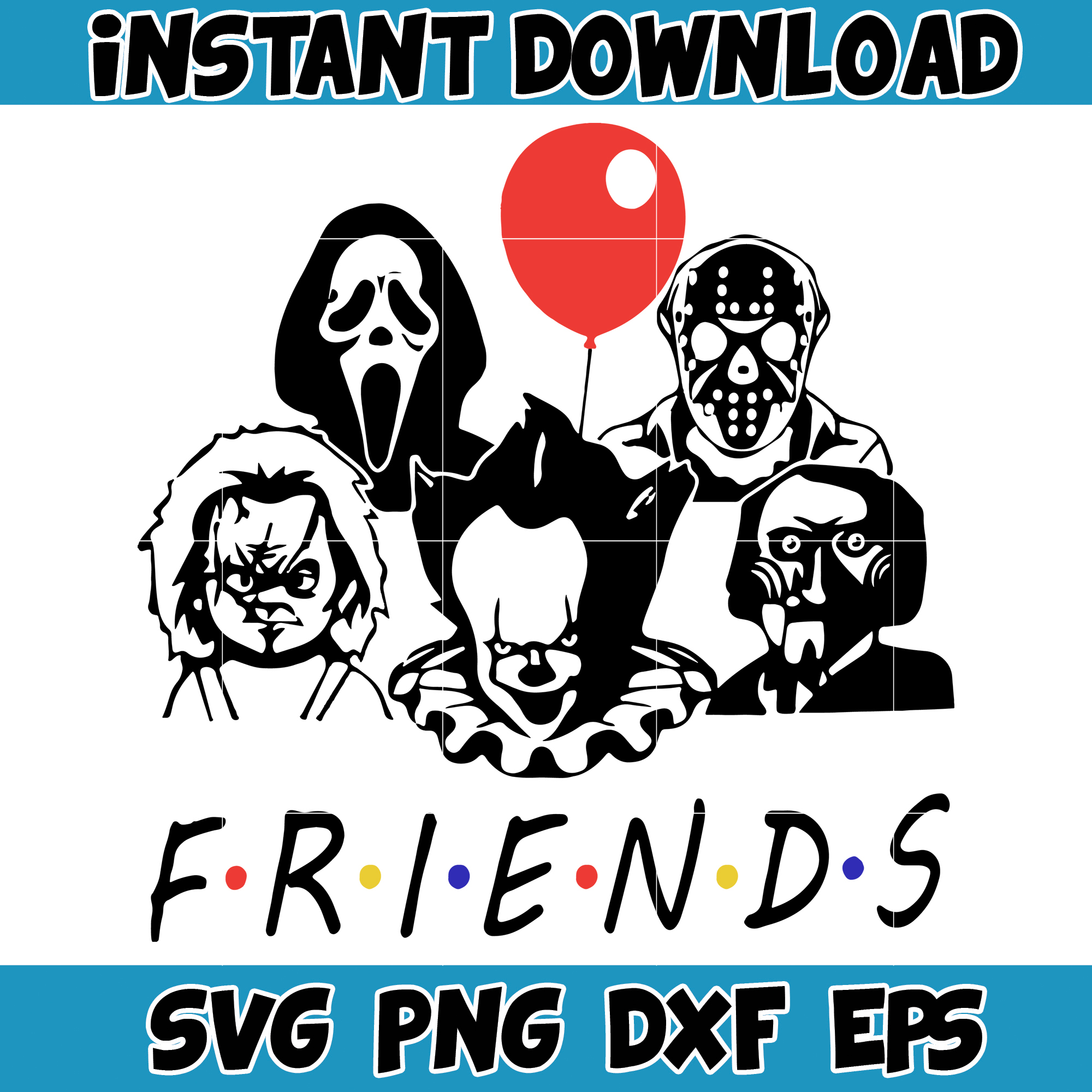 Halloween Svg, Horror Svg, Horror Characters Svg File for Cr - Inspire ...