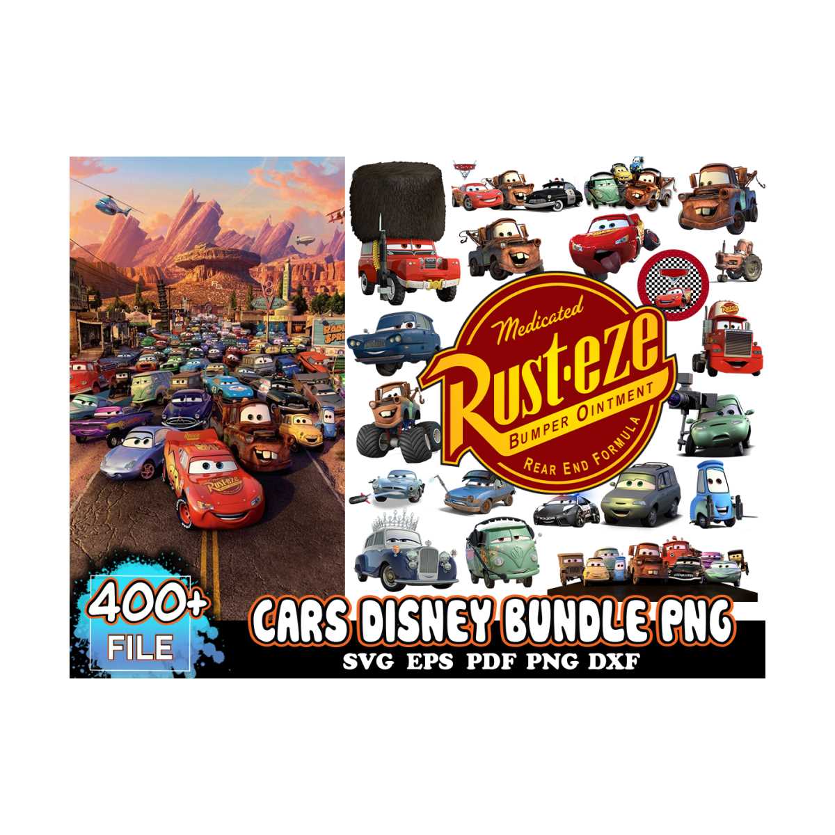 400 Cars Disney Bundle Png, Cars Png, Disney Png | Inspire Uplift