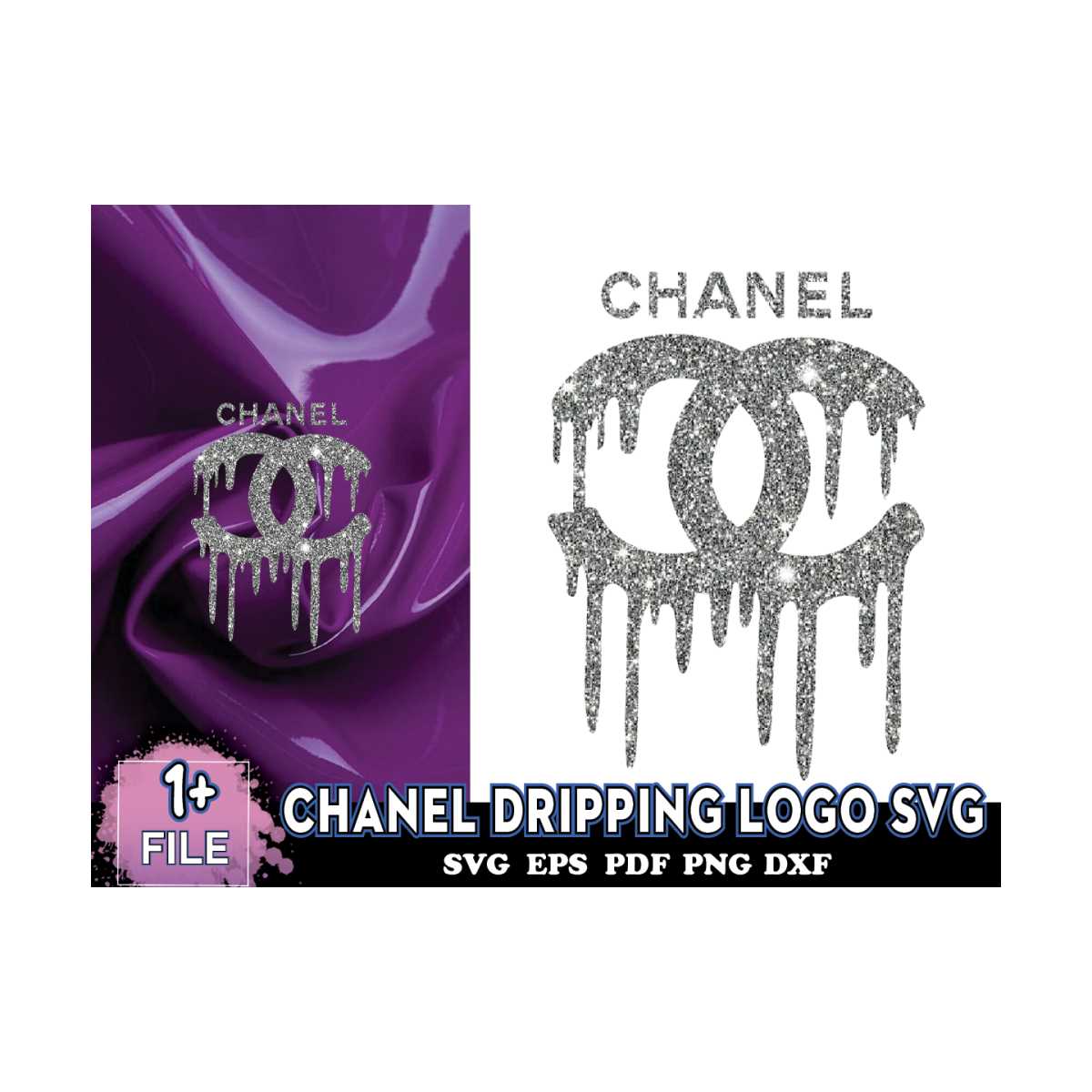 Chanel Dripping Logo Svg, Brand Logo Svg, Logo Chanel Svg - Inspire Uplift