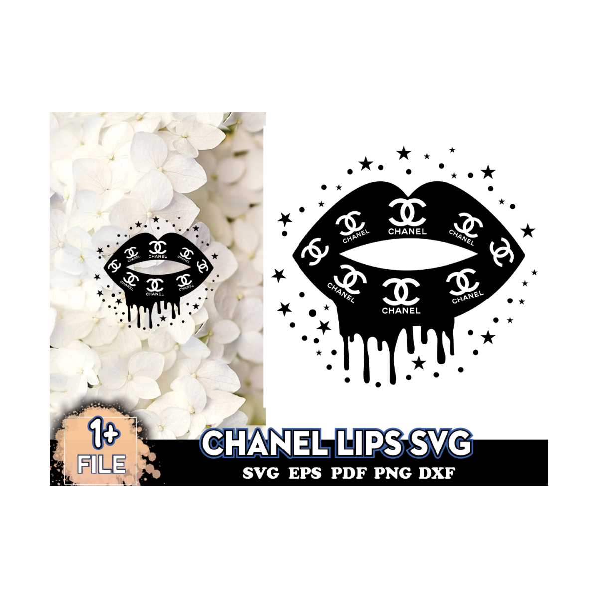 Chanel Lips Svg, Chanel Logo Svg, Chanel Lips Svg - Inspire Uplift