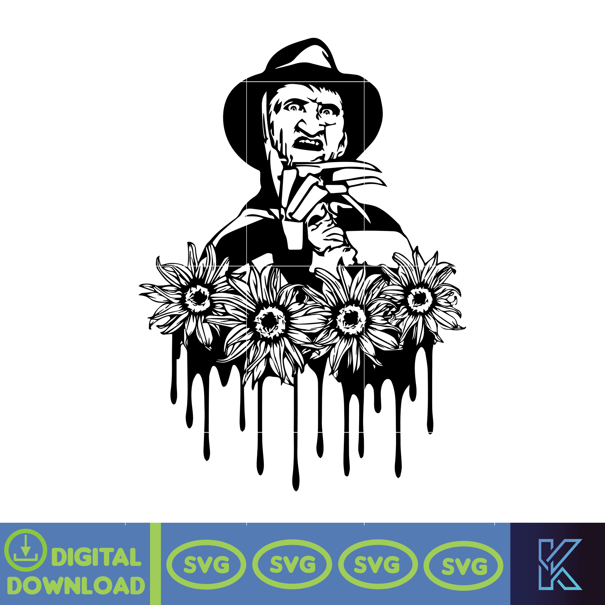 Halloween Svg, Horror Svg, Horror Characters Svg File for Cr | Inspire ...