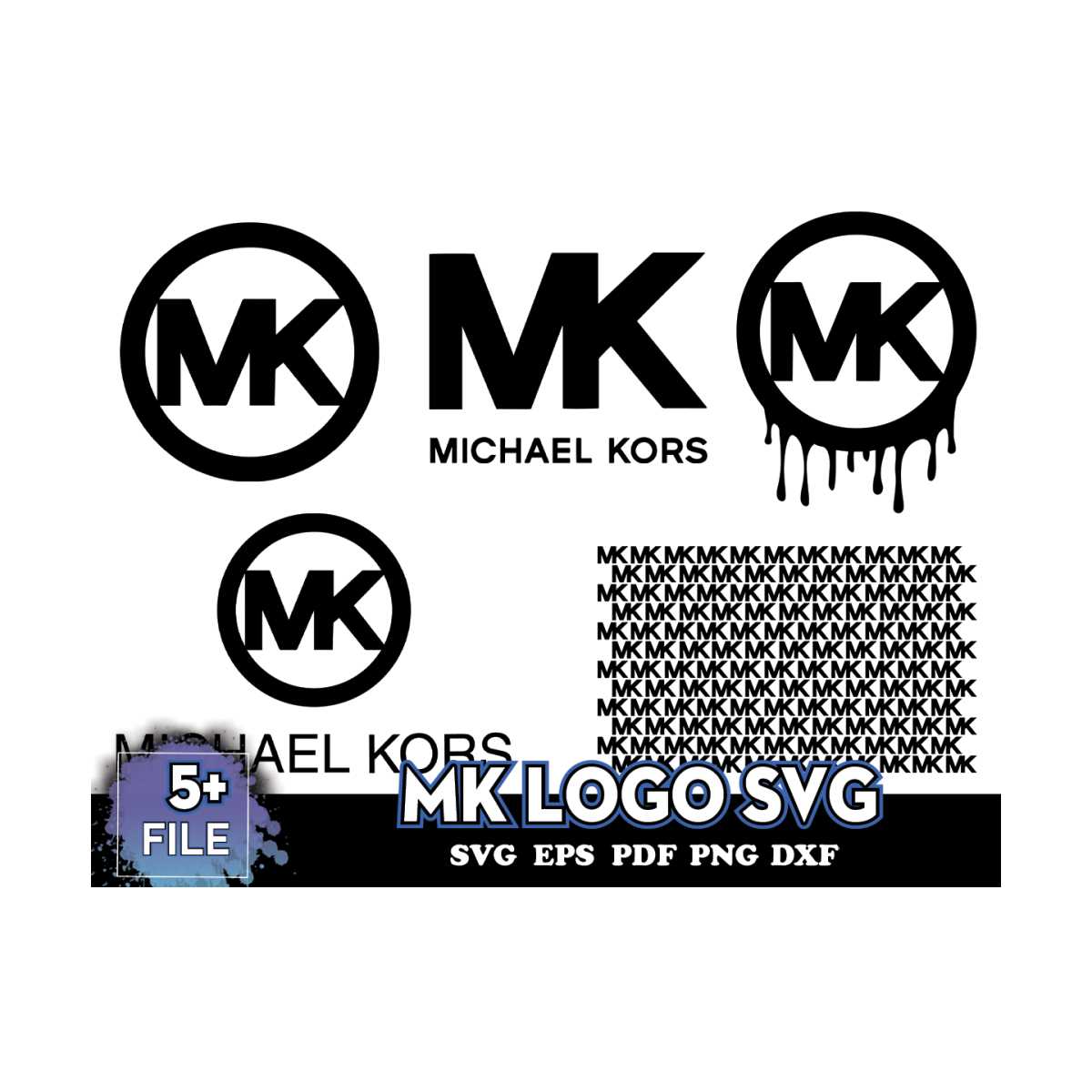 MK Logo Svg, Brand Logo Svg, MK Brand Svg | Inspire Uplift