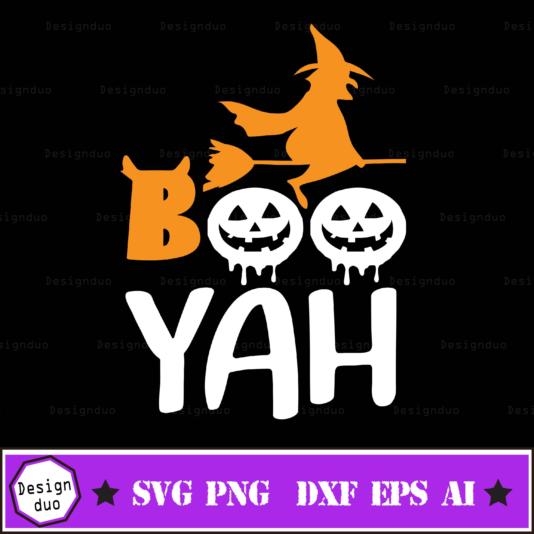 Boo Yah Svg, Halloween Svg, Halloween Clip Art, Witch Svg, P - Inspire ...
