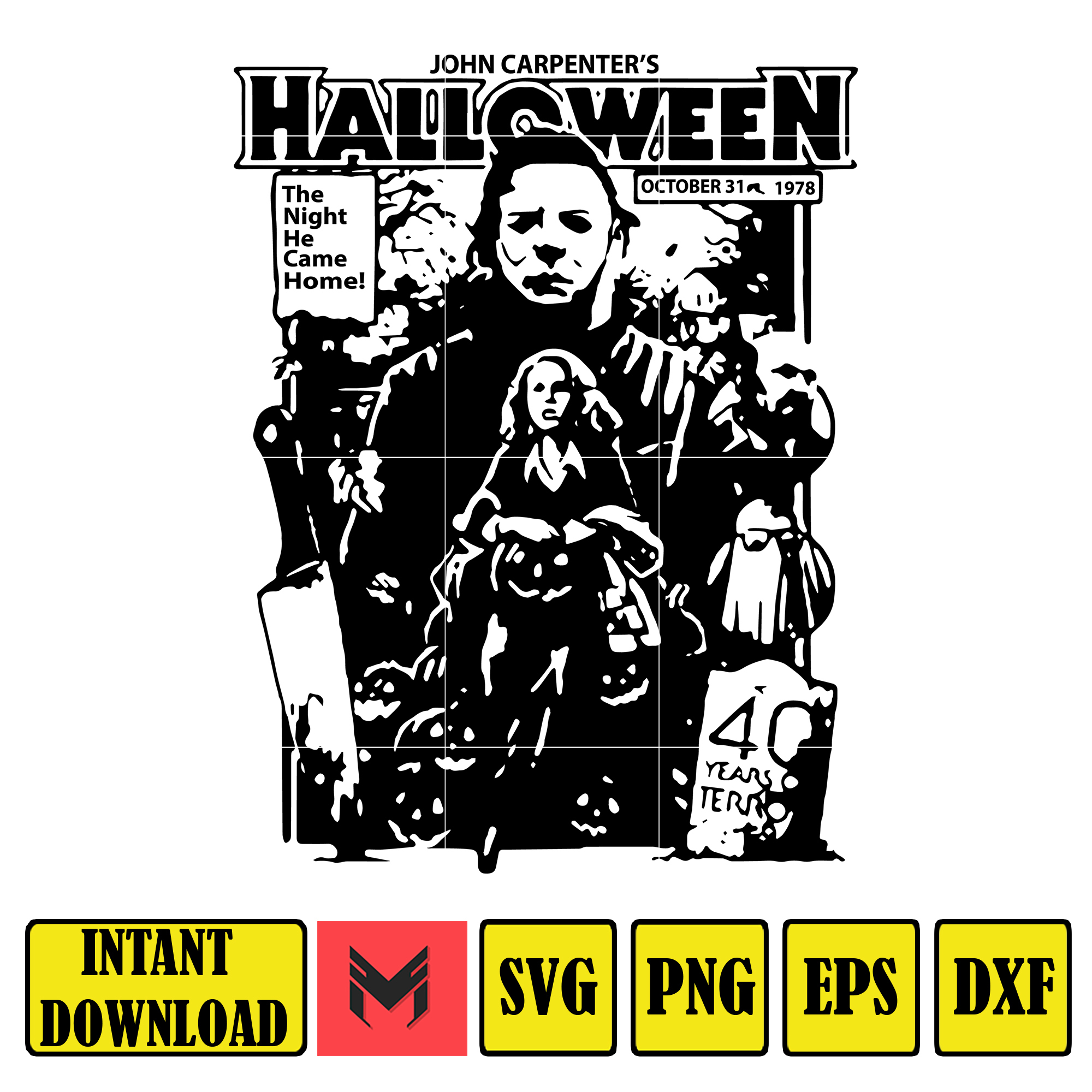Halloween Svg, Horror Svg, Horror Characters Svg File for Cr | Inspire ...