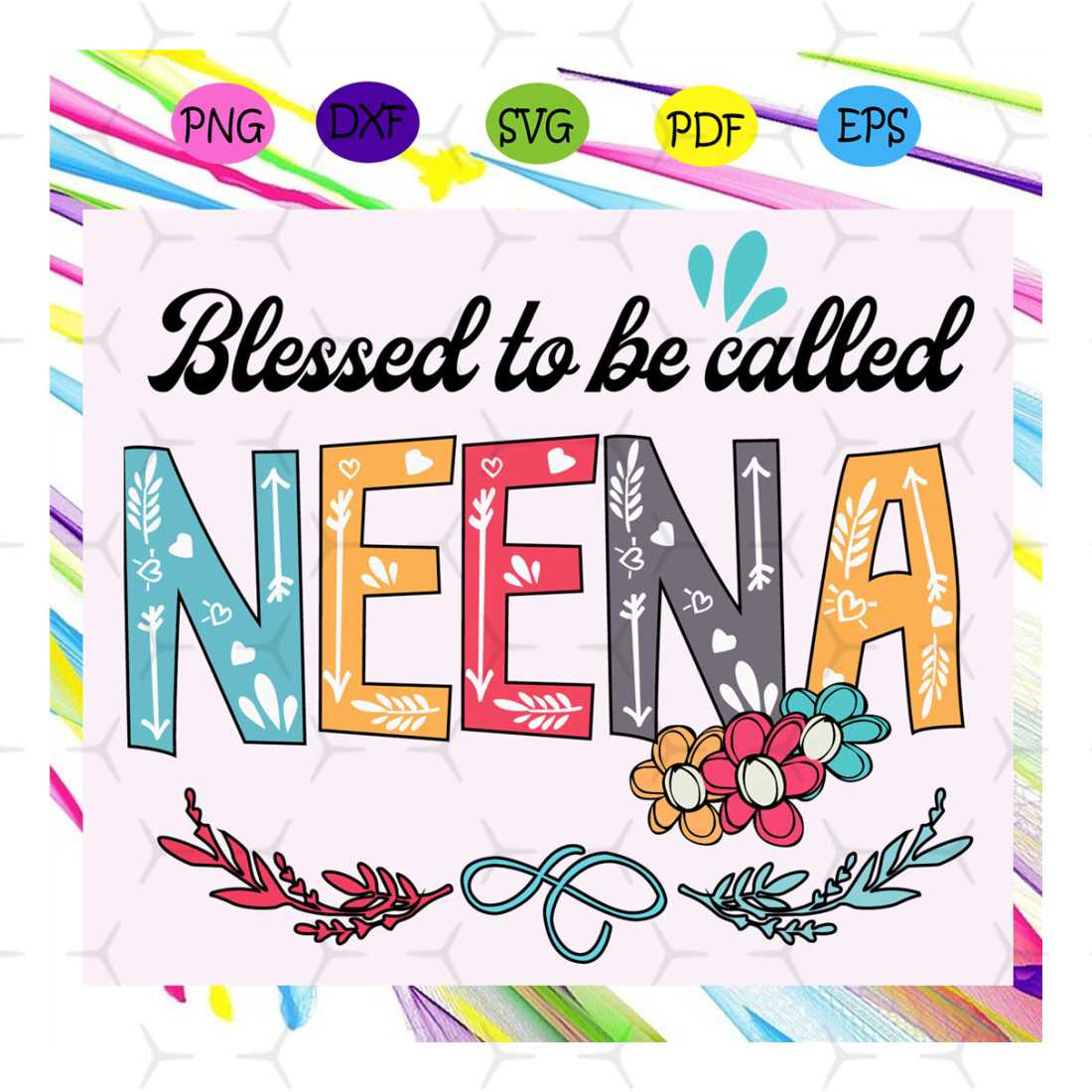 Blessed to be called neena svg, mothers day svg, mothers day | Inspire ...